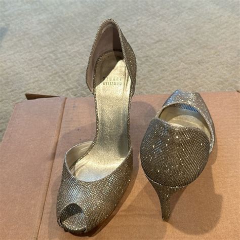Stuart Weitzman Shoes Stuart Weitzman Glitter High Heels Poshmark