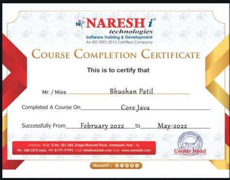 Bhushan Patil On Linkedin Corejava Java Project Security Nareshit