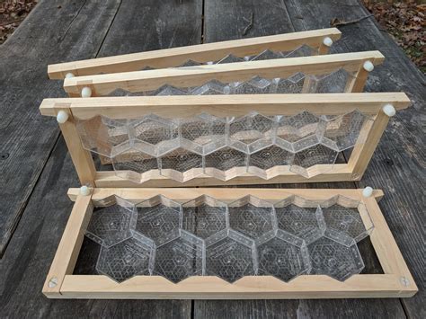 Harvest Comb Honey With New Comb Honey Cups System Honeycomb Hives