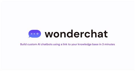 wonderchat build an ai chatbot from your website in 5 minutes notion