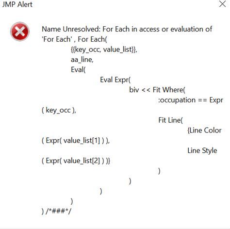 Solved Bivariate Line Style Looping Jmp User Community