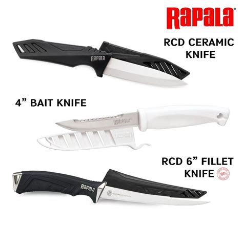 Rapala Rcd Ceramic Knife Rcd 6 Fillet Knife 4 Bait Knife 5