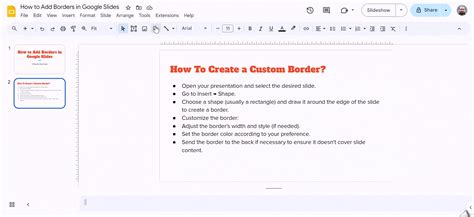 How To Add A Border In Google Slides A Step By Step Guide