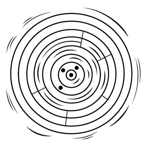 Premium Vector Circular Concentric Radial Lines Radial Radiating Lines Circular Concentric Circles