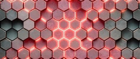 Premium Photo Hexagon Concept Design Abstract Technology Background Generative Ai