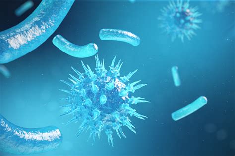 만성 간 질환 바이러스 성 간염 감염 간염 바이러스에 감염 된 유기 체 3 차원 일러스트 레이 션 A형 인플루엔자 바이러스에