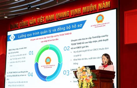 Kết Nối Dữ Liệu Công Chức Viên Chức Người Lao động Trong Hệ Thống Tand