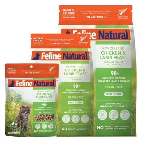 Feline Natural Freeze Dried Cat Food Chicken And Lamb Feast Buy At