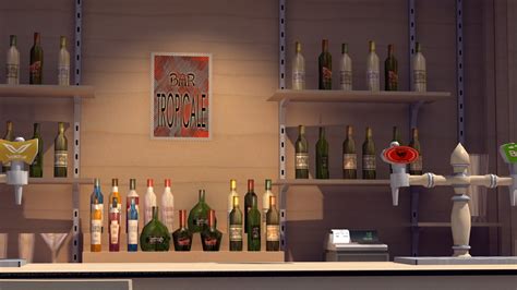 Artstation Modern Style Bar Game Assets
