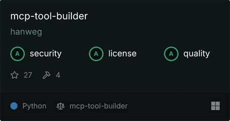 Github Hanwegmcp Tool Builder Mcp Server That Creates Its Own Tools As Needed
