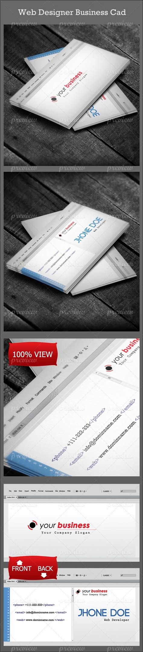 Web Designer Business Card