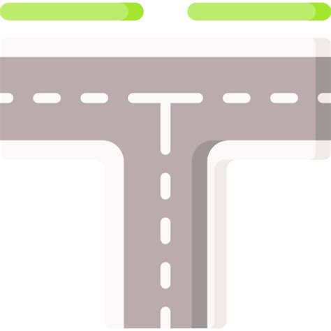 T Junction Special Flat Icon