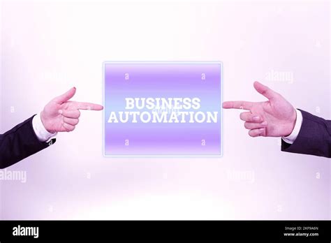 Inspiration Showing Sign Business Automation Word Written On For