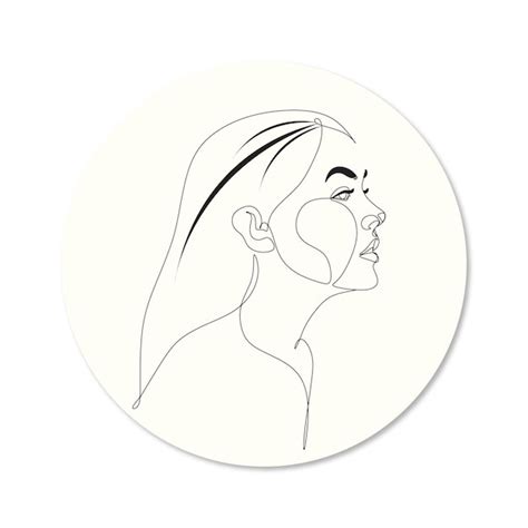 Premium Vector Line Art Object Girl