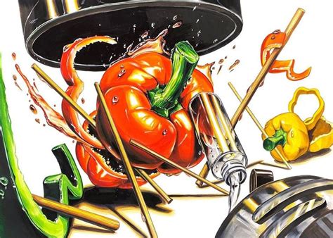 Instagram의 기초디자인 뱀뱀티님 기초디자인 학생작🙌 기초디자인 기초디자인구도 파프리카 디퓨져 그린섬 강남그린섬 뱀뱀티”