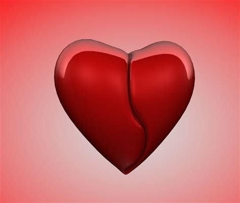 깨진 마음 3d 모델 10 C4d Free3d