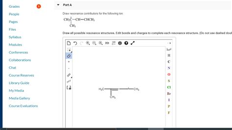 solved part a grades people draw resonance contributors for