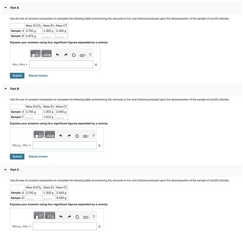Solved 7 Part A Cexpress Your Answers Using Four Significant