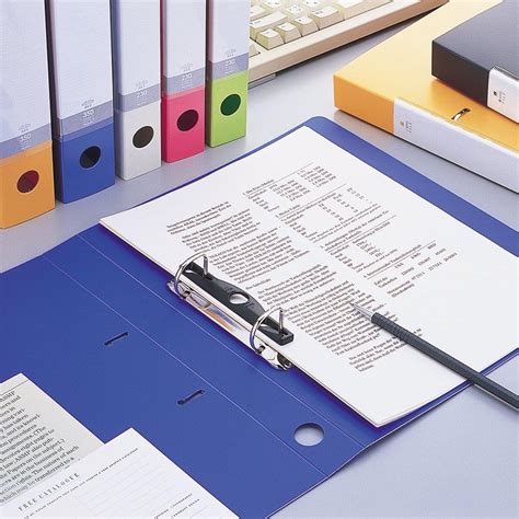 Jp： リヒトラブ D型 リングファイル A4 2穴 青 G2240 8 文房具・オフィス用品