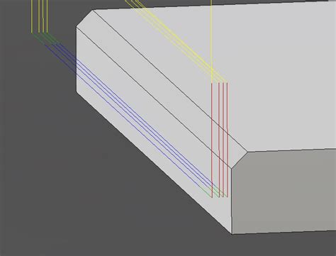 solved multiple depths and spring finish pass for chamfer operations