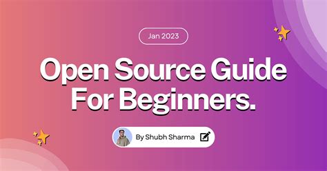 Open Source Guide For Beginners