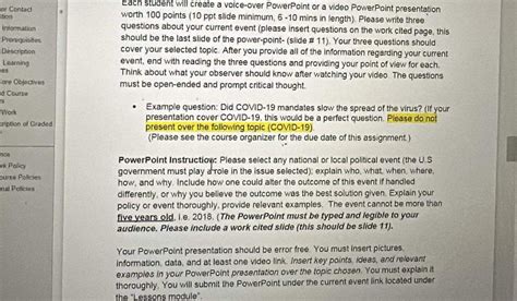 Each Student Will Create A Voice Over PowerPoint Or A Chegg