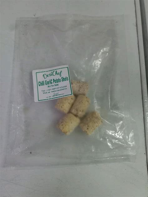 Deep Fry Desichef Chilli Garlic Potato Shots Packaging Type Packet At