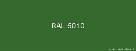 Ral 6010 Peinture Ral 6010 Vert Gazon Nuancierpeinturefr