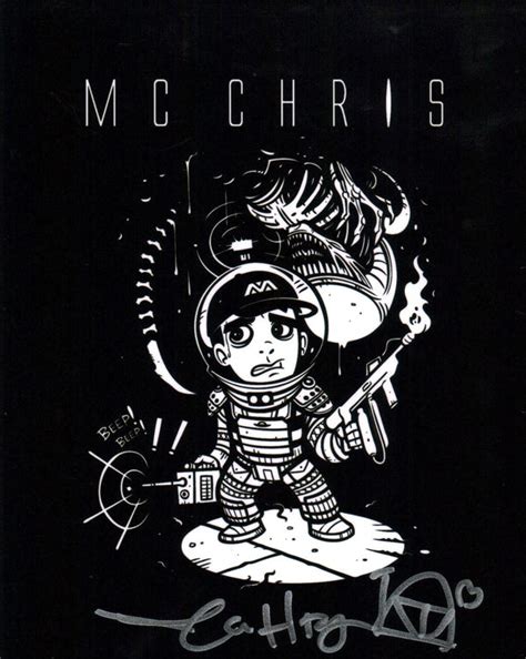 Mc Chris 8x10 Signed Photo Jsa Autograph
