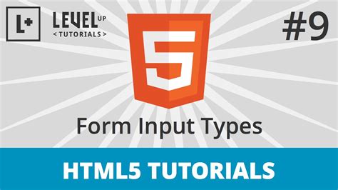 Html5 Tutorials 9 Form Input Types Youtube