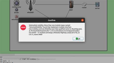 Simulations Cars From SimuLTE Submodule Mobility Error Issue Inet Framework