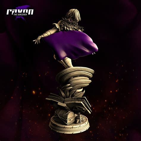 Raven Figure 3d Model By 3dmodeldesigner