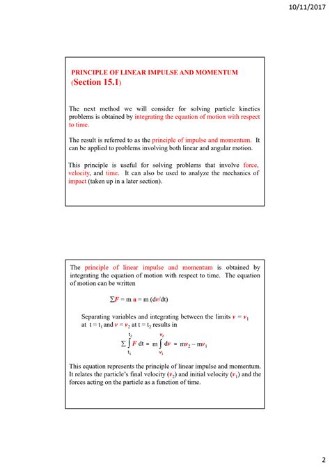 Solution Lecture 6 Kinetics Of A Particle Impulse Momentum Part 1