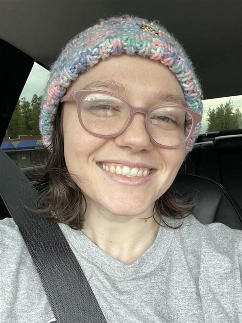 Glasses Match My Beanie 🩷🩵🤍 R Sfwgirlsinglasses