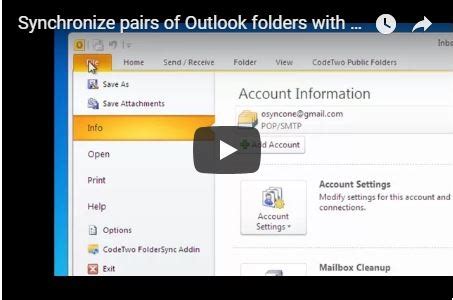 Synchronize Folders In Outlook Free Add In From CodeTwo