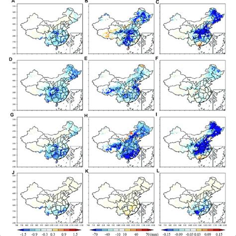 Spatial Distribution Of Negative Anomalies In Lai Et And Tet The
