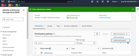Iam Create A Policy To Place The User In A Group Only