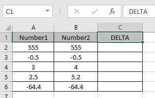 How To Use The DELTA Function In Excel