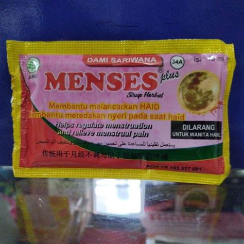 Jual Menses Plus Sirup Herbal Sachet Shopee Indonesia