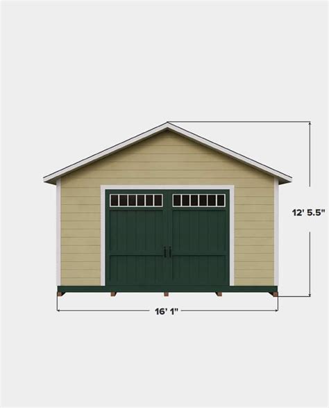 Diy 16x24 Gable Storage Shed Plan 3dshedplans™
