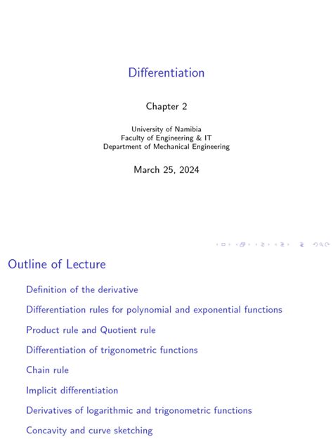 Differentiation Pdf Tangent Function Mathematics