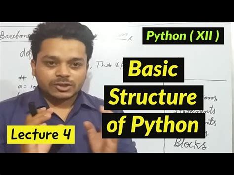 Barebones Of Python Program Lecture CS Class Th YouTube