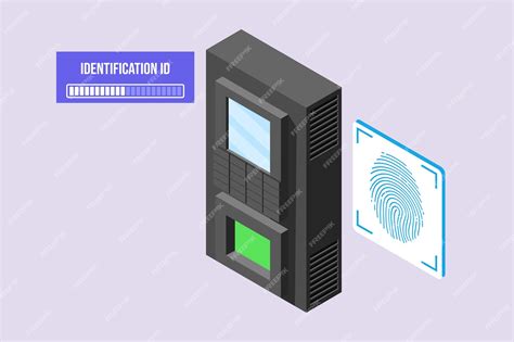 Premium Vector Face Recognition Voice Authentication And Retina Scanning Biometric