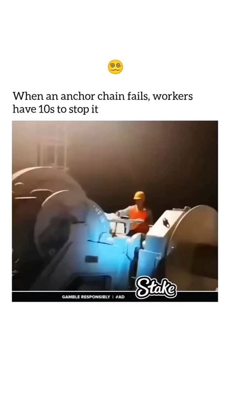 When An Anchor Chain Fails Workers Have Just 10 Seconds To Stop It