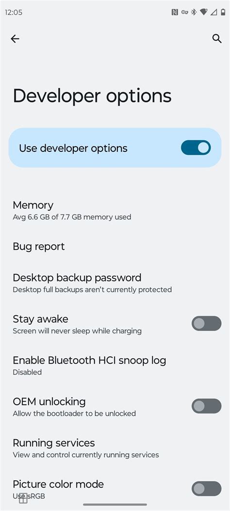 is it safe to enable android developer options