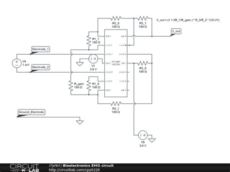 Bioelectronics Emg Circuit Circuitlab