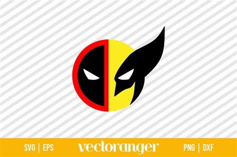 Deadpool And Wolverine Face Svg Vectoranger Deadpool And Wolverine Face Svg Vectoranger