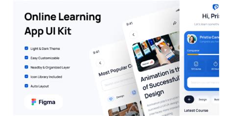 Learnify Education And Online Learning App Ui Kit Figma
