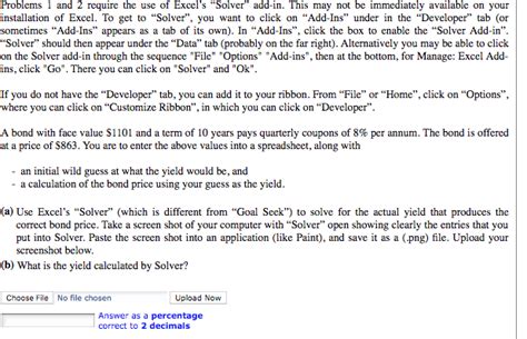 Solved Problems And Require The Use Of Excel S Solver Chegg