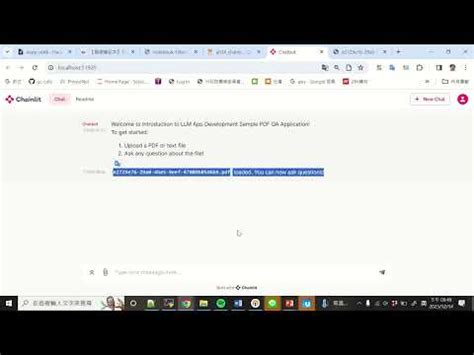 Chainlit Upload Pdf Demo01 YouTube